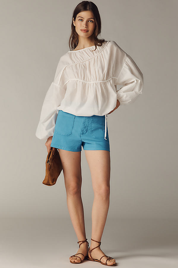 MAEVE Maeve Colette High-Rise Tailored Shorts